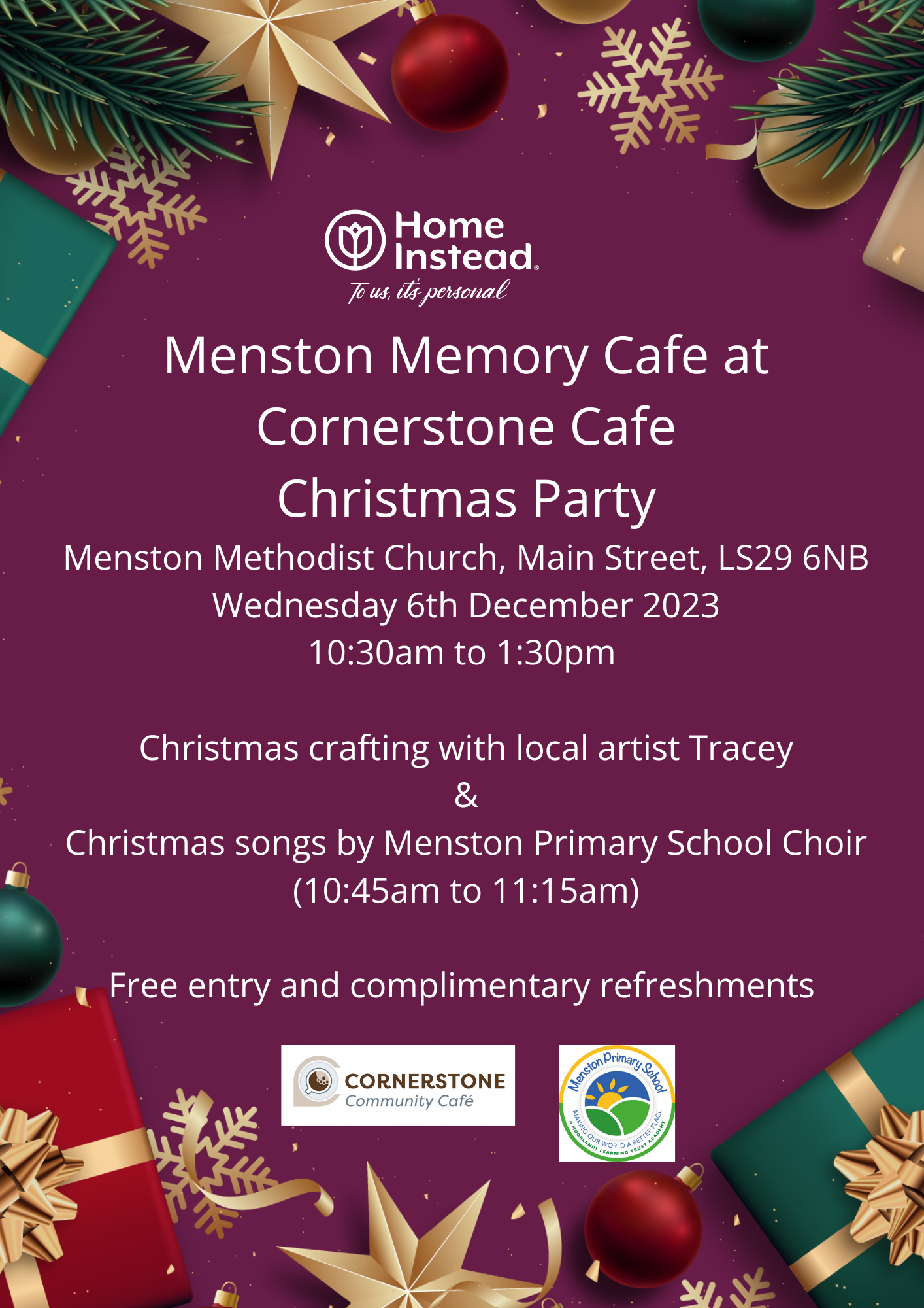 Memory Cafe - Menston Methodist Church
