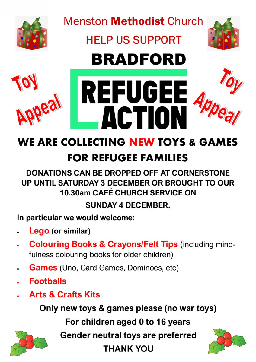 Toy Service - Menston Methodist Church