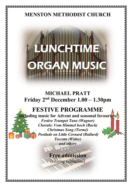 Menston Methodist Church | Organ Recitals